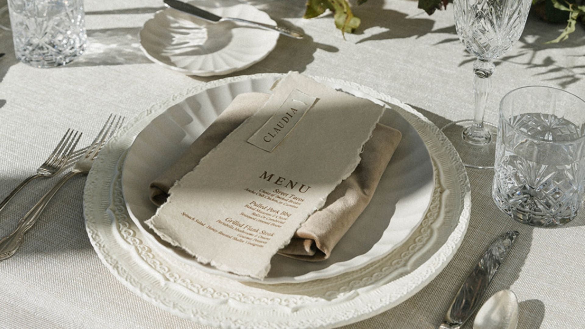 Menus – Unspoken Designs